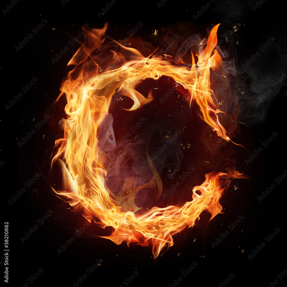 Fire alphabet letter "C" Stock Photo | Adobe Stock