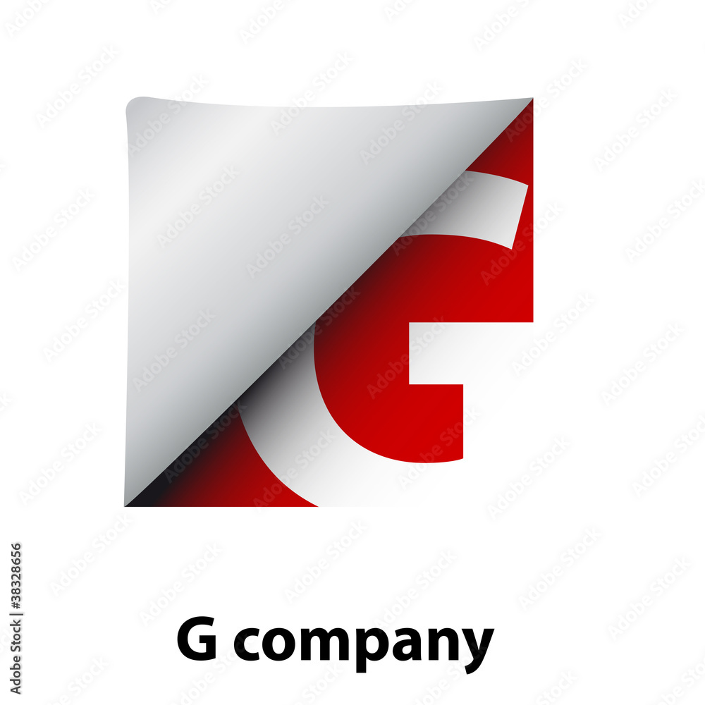 Logo label letter G # Vector Stock Vector | Adobe Stock
