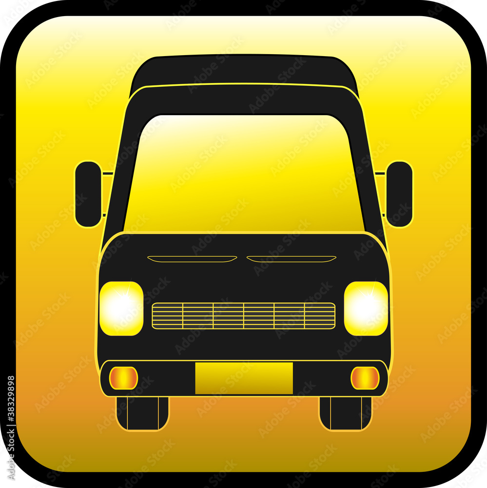 Mini Bus Silhouette