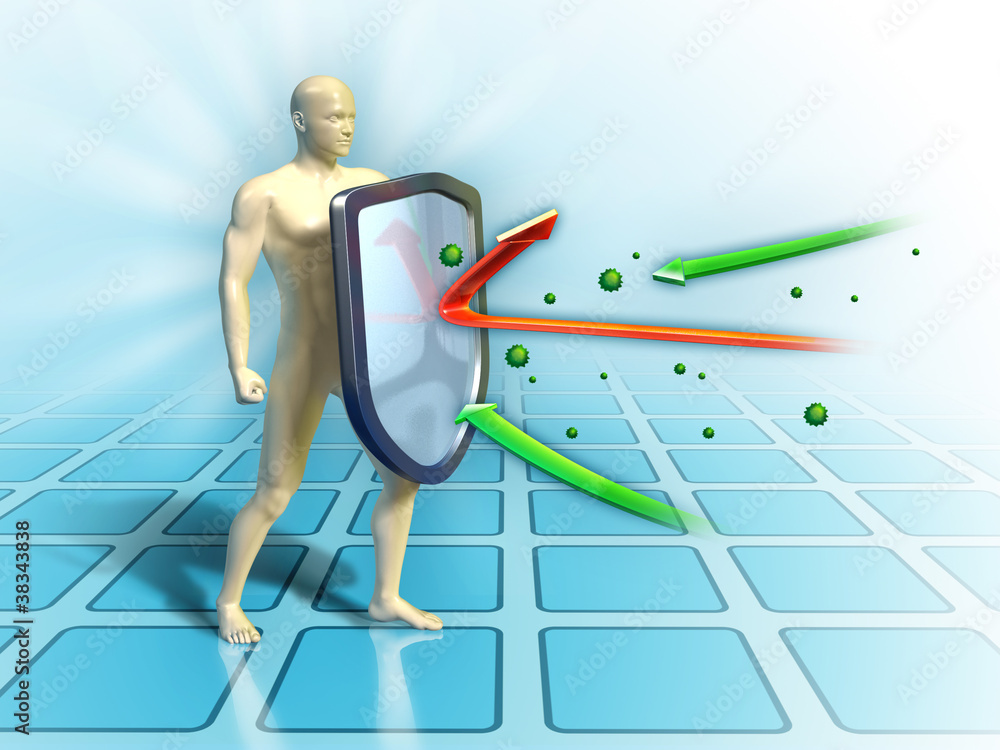 Immune Shield Stock Illustration Adobe Stock