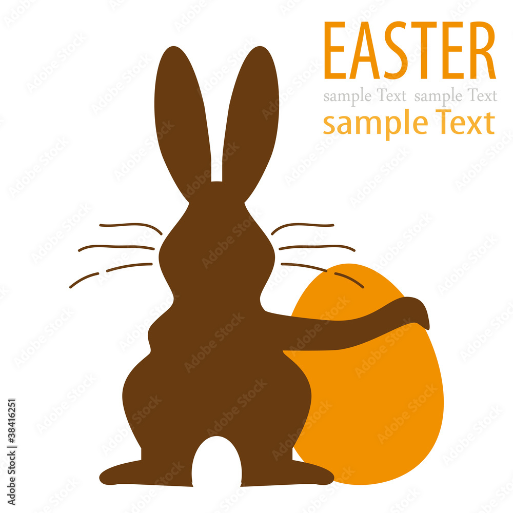 Osterhase Stock-Vektorgrafik | Adobe Stock