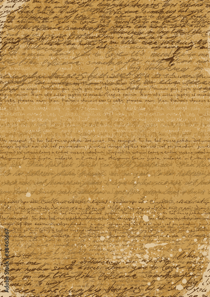 Vintage background of A4 format, based on ancient manuscripts Stock ...