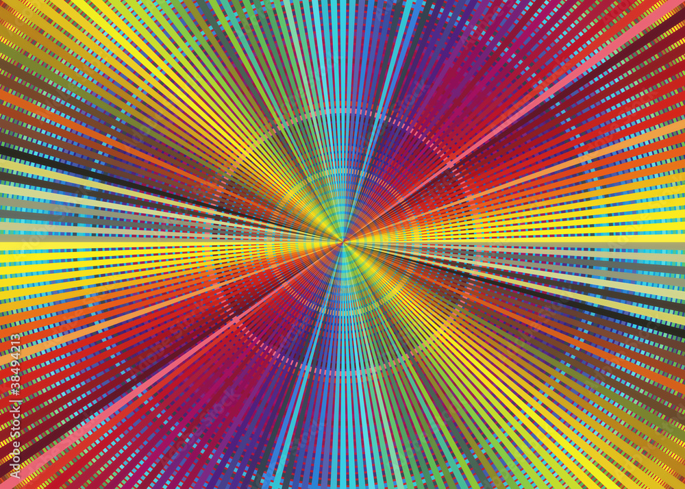 Rainbow color chart Stock Illustration | Adobe Stock