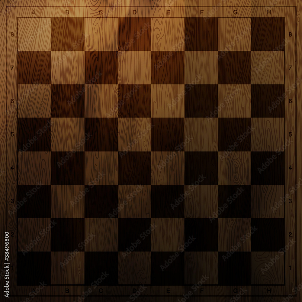 Vintage chess board background. Vector illustration, EPS10 Stock Vector ...