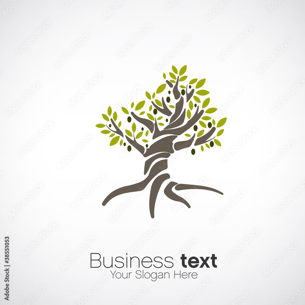 logo arbre Stock Vector | Adobe Stock