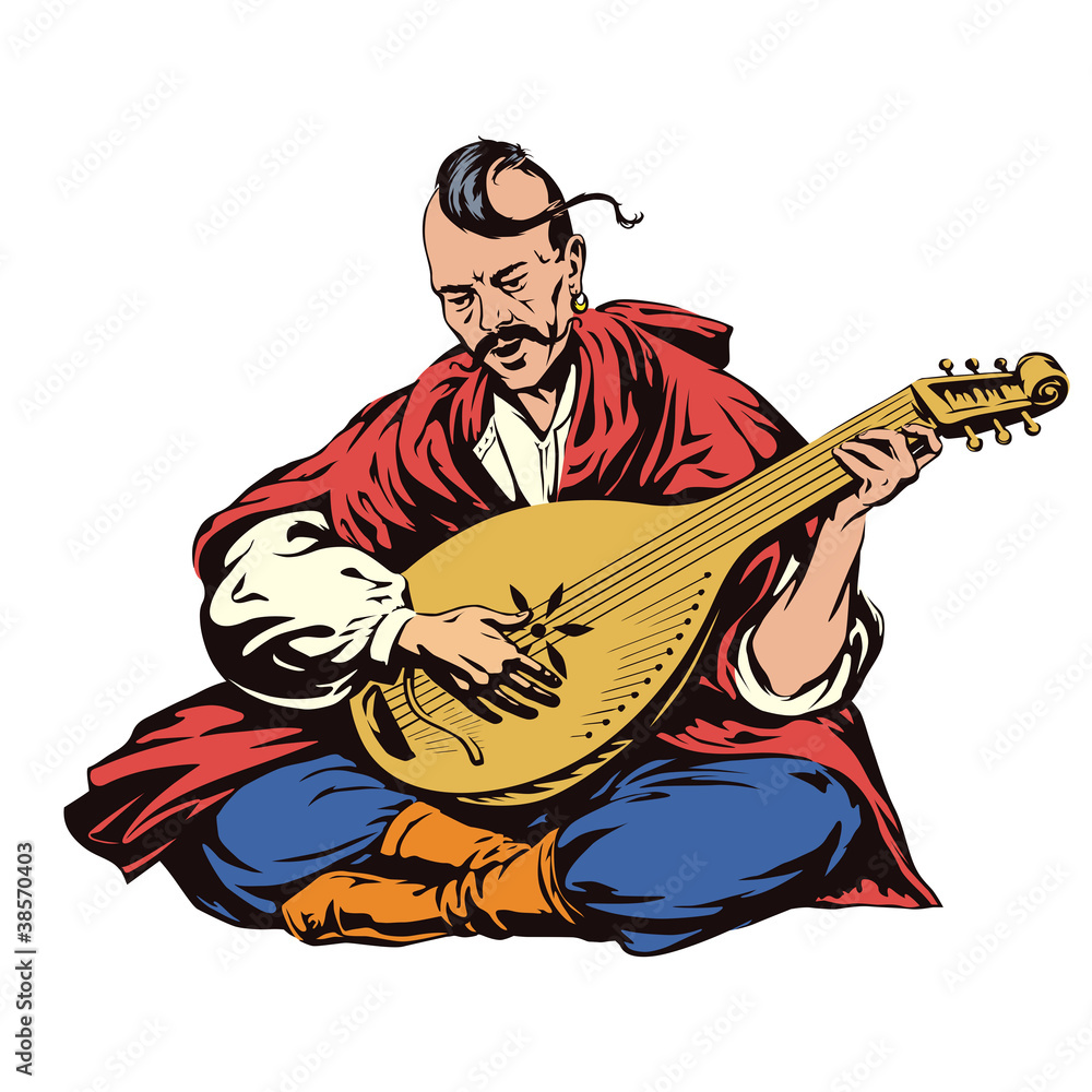 Cossack Stock Vector | Adobe Stock