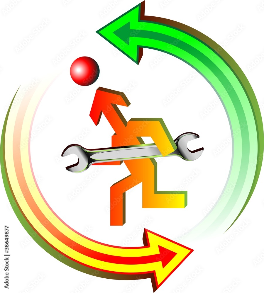 maintenance logo Stock Illustration | Adobe Stock