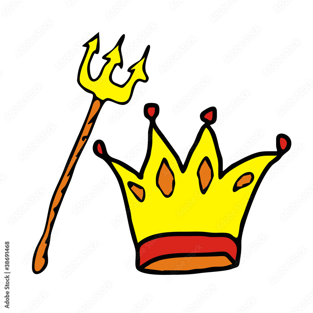 Crown And Scepter Clipart