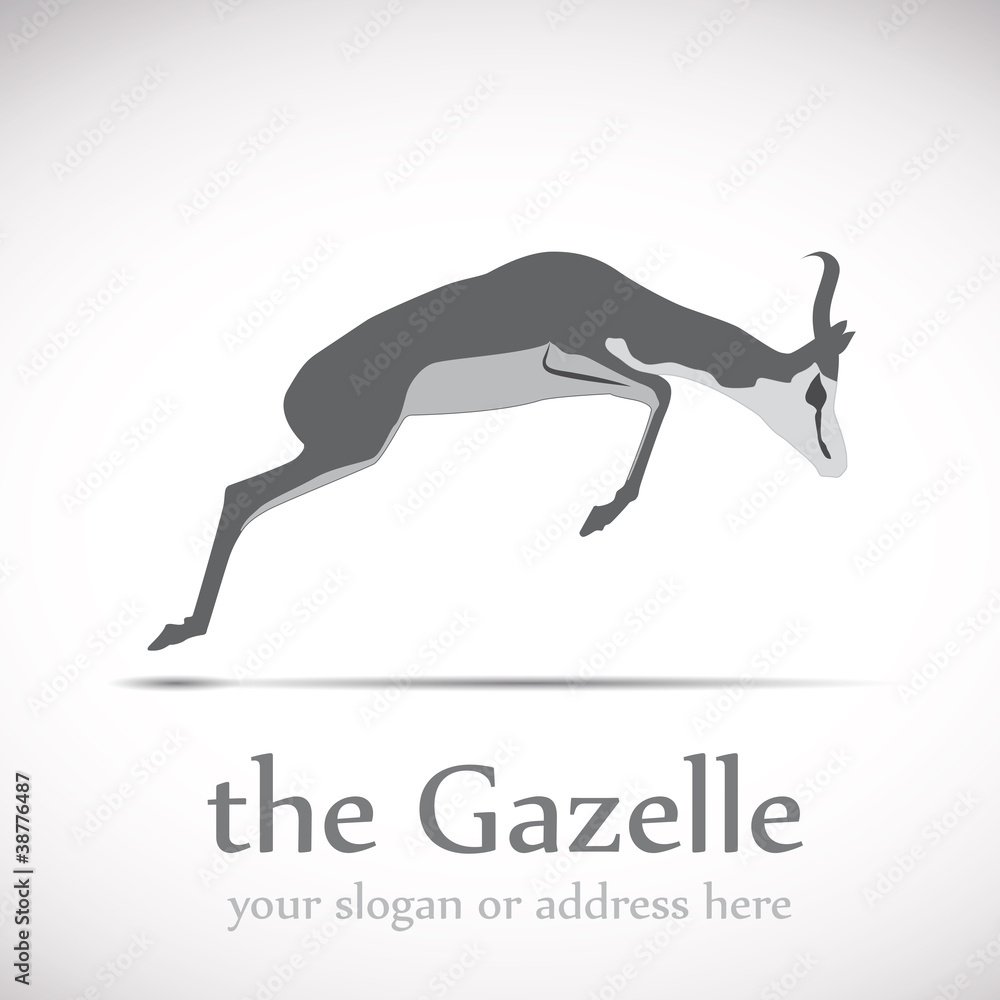 Logo gazelle in Africa # Vector Stock Vector | Adobe Stock