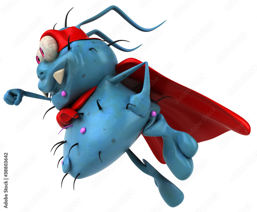 Super microbe Stock Illustration | Adobe Stock
