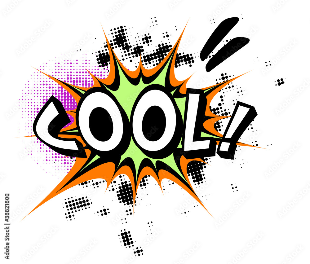 Cool Comic book explosion. Vector. Stock Vector | Adobe Stock