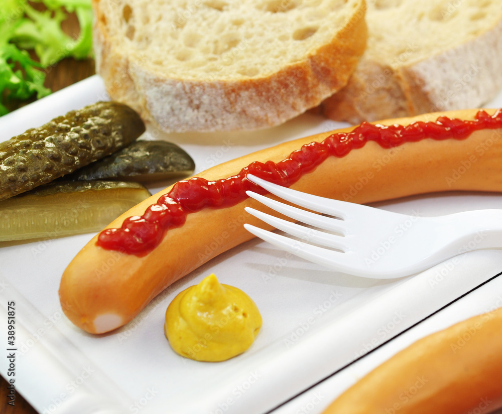 Wienerwurst Stock Photo | Adobe Stock