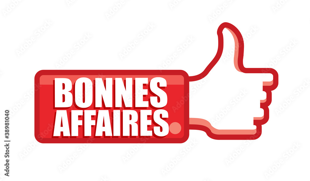 panneau bonnes affaires Illustration Stock | Adobe Stock