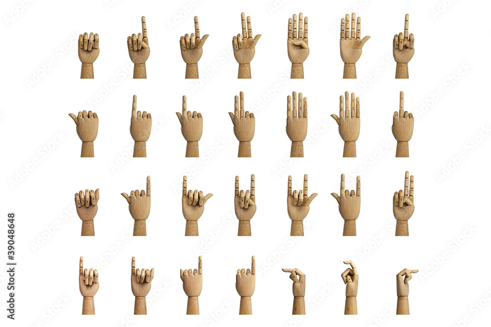 Handzeichen Stock-Foto | Adobe Stock