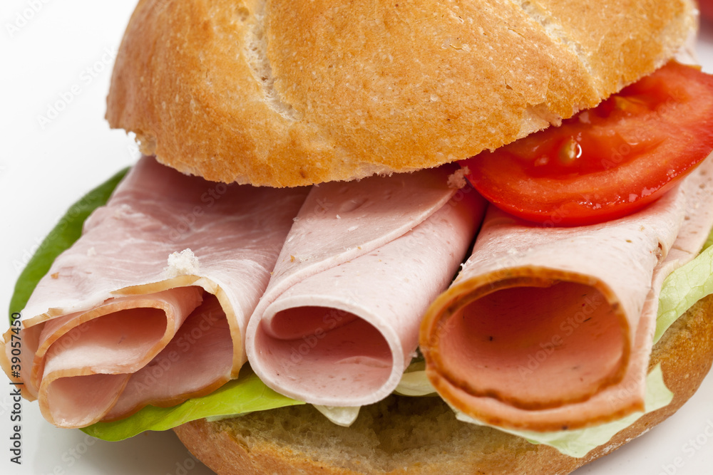 Wurstbrötchen Stock-Foto | Adobe Stock