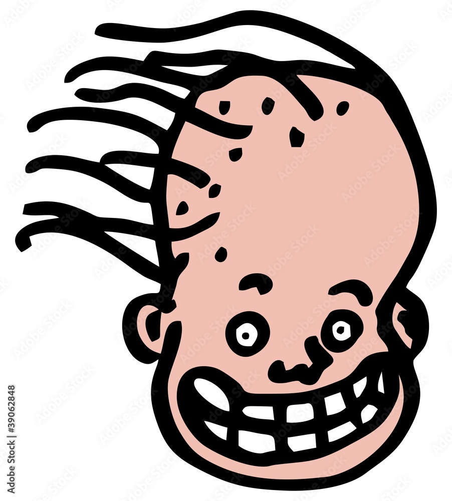 Cara de tonto Stock Vector | Adobe Stock