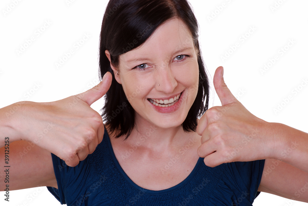 Daumen hoch Stock Photo | Adobe Stock