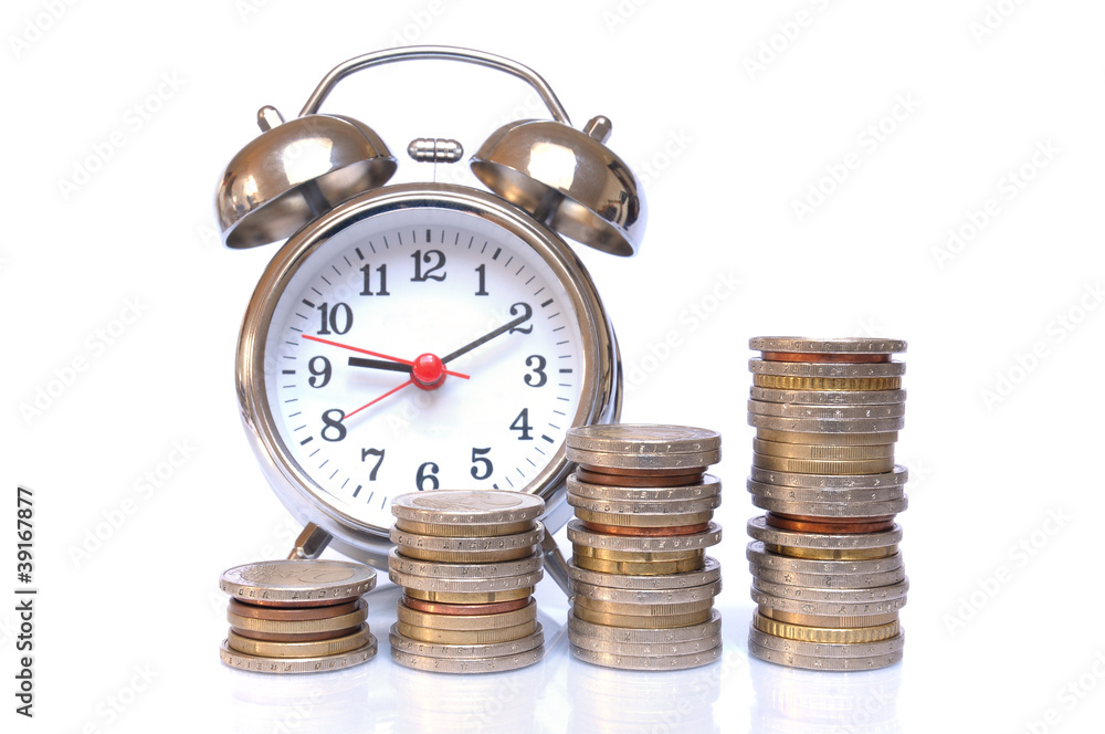 Zeit ist Geld Stock-Foto | Adobe Stock