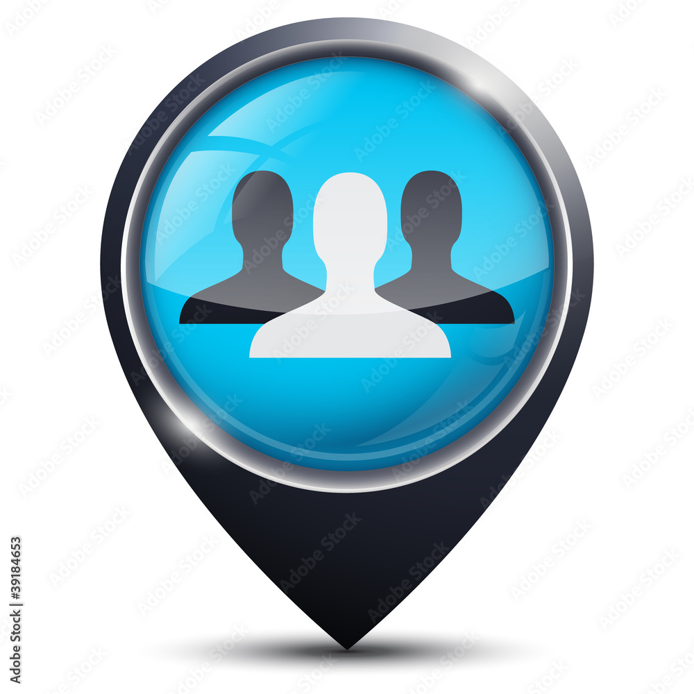 Symbole glossy vectoriel partenaires / collaborateurs Stock Vector ...