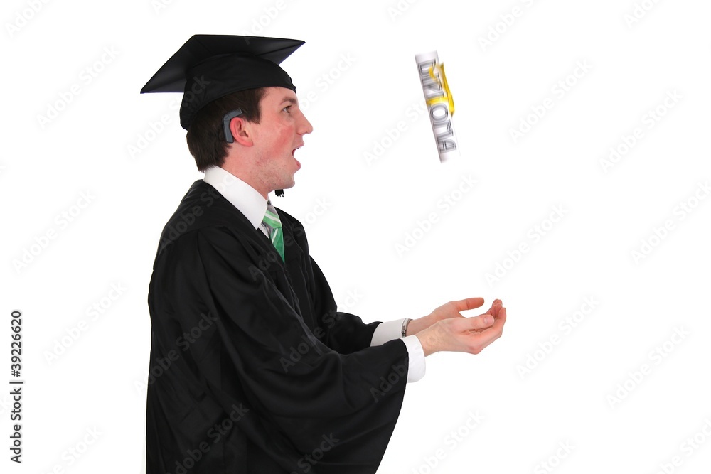 Abschluss mit Diplom Stock Photo | Adobe Stock