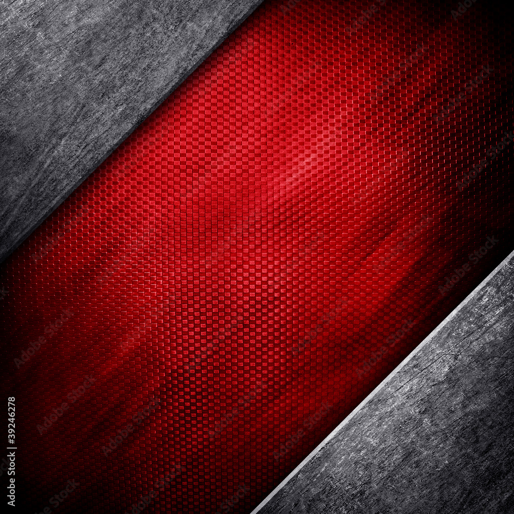 red metal plate Stock Photo | Adobe Stock