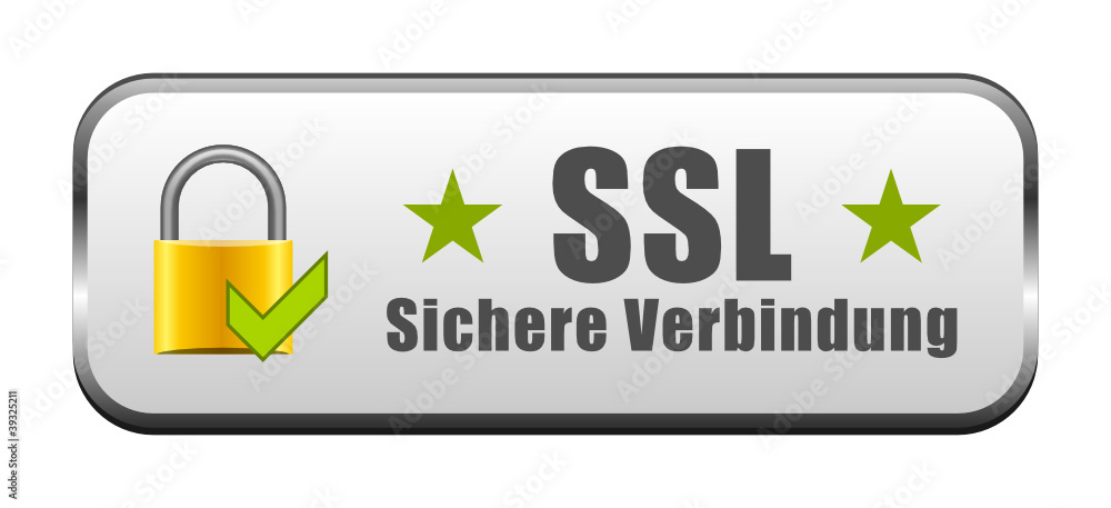 SSL - Sichere Verbindung Stock-Vektorgrafik | Adobe Stock