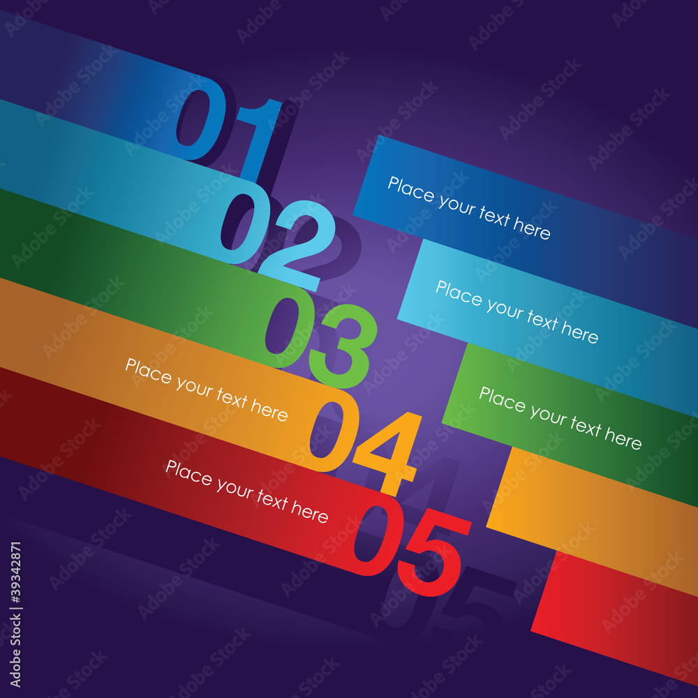 abstract number line background Stock Vector | Adobe Stock