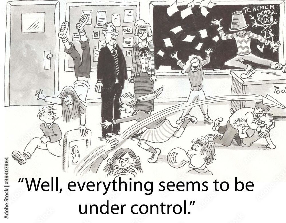 Class control Stock Illustration | Adobe Stock