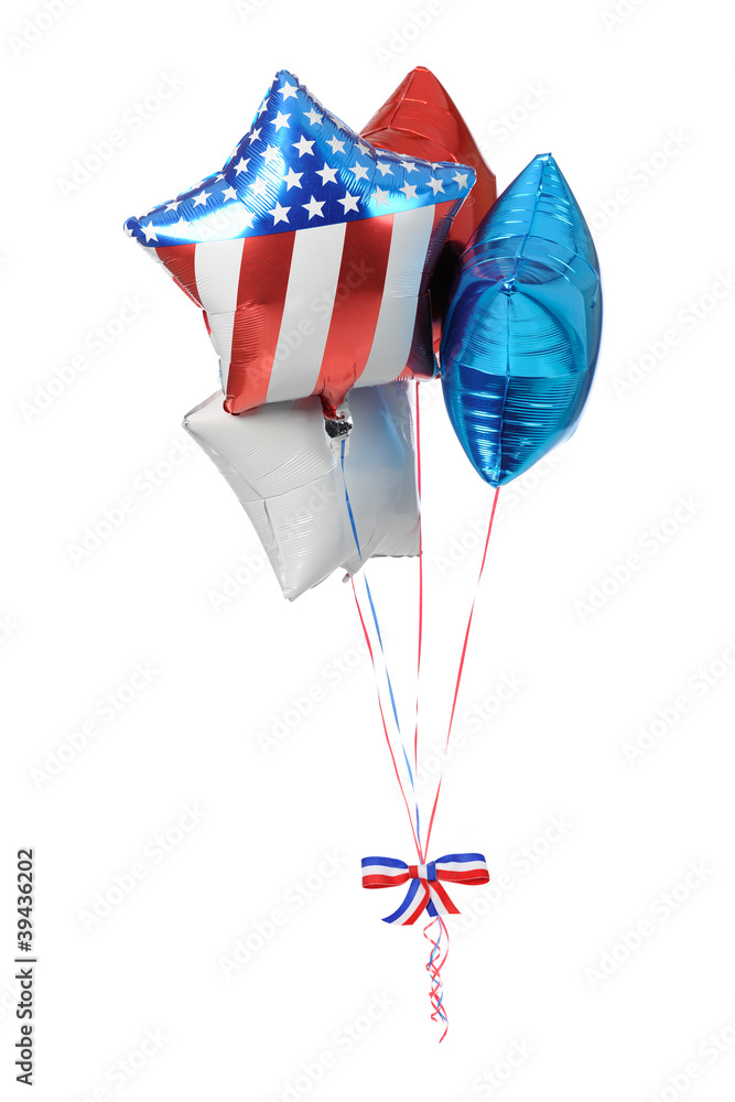 Patriotic Balloons - USA Stock Photo | Adobe Stock