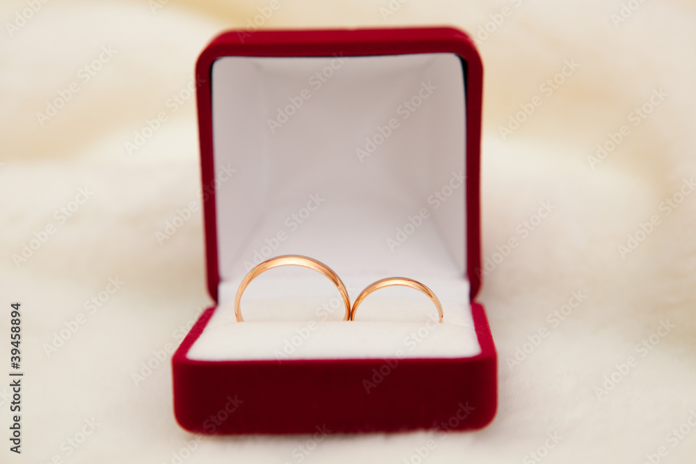 wedding rings Stock Photo | Adobe Stock