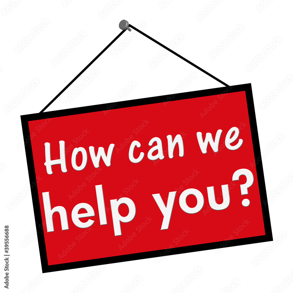 How can we help you sign Stock Illustration | Adobe Stock