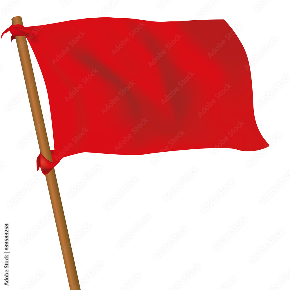 DRAPEAU_Rouge Stock Vector | Adobe Stock