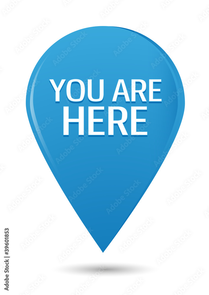 You are here Stock Vector | Adobe Stock