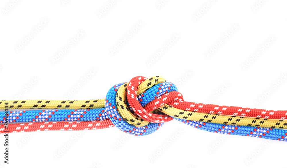colorful rope knot Stock Photo | Adobe Stock