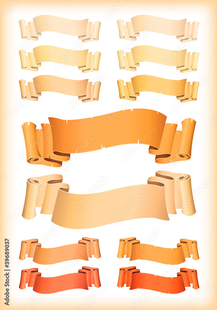 Vintage Pirate Banners Stock Vector | Adobe Stock