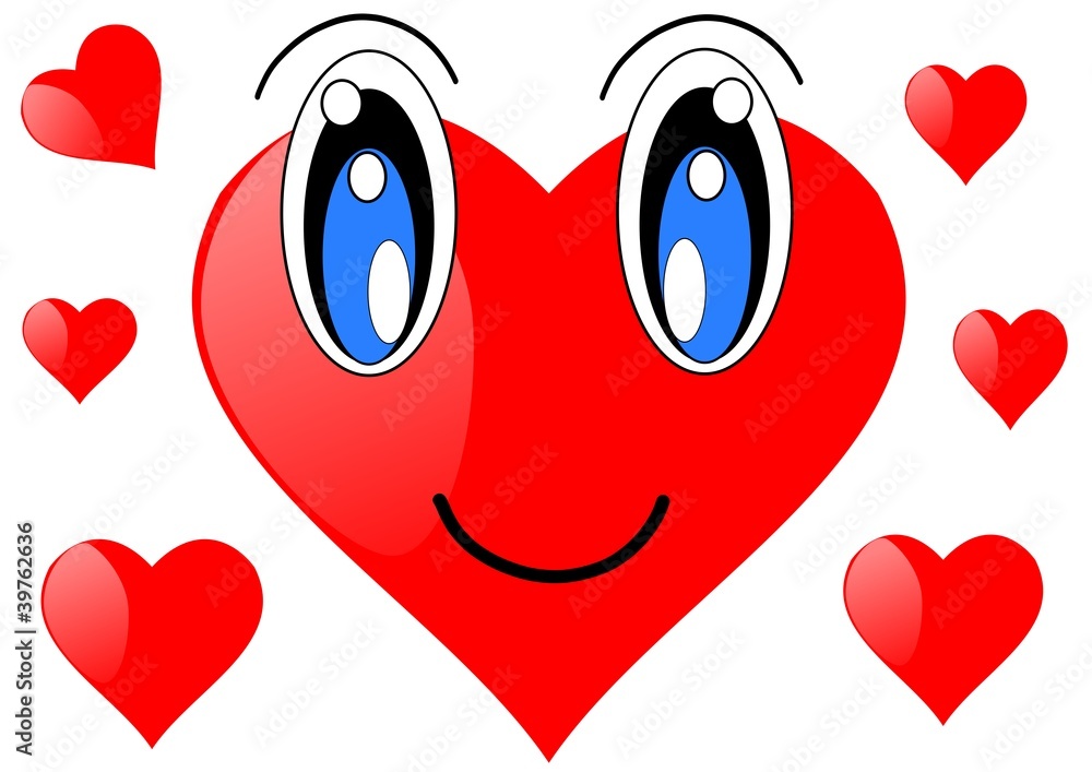 Set of hearts Stock Illustration | Adobe Stock