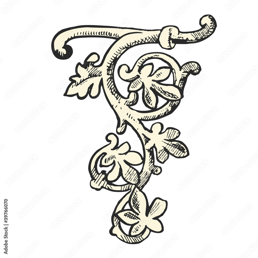 Rinceaux Stock Vector | Adobe Stock