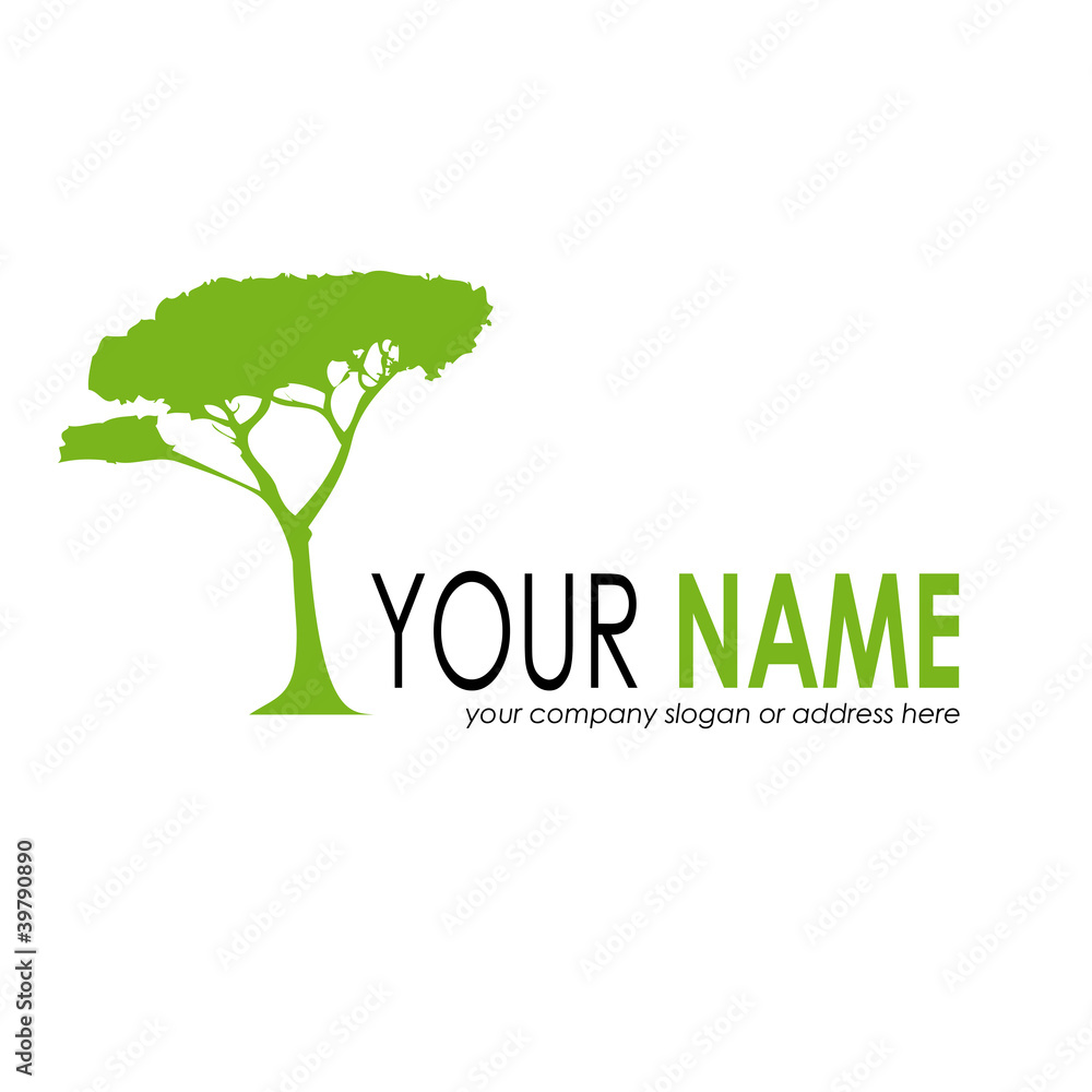 Logo green company # Vector Stock Vector | Adobe Stock