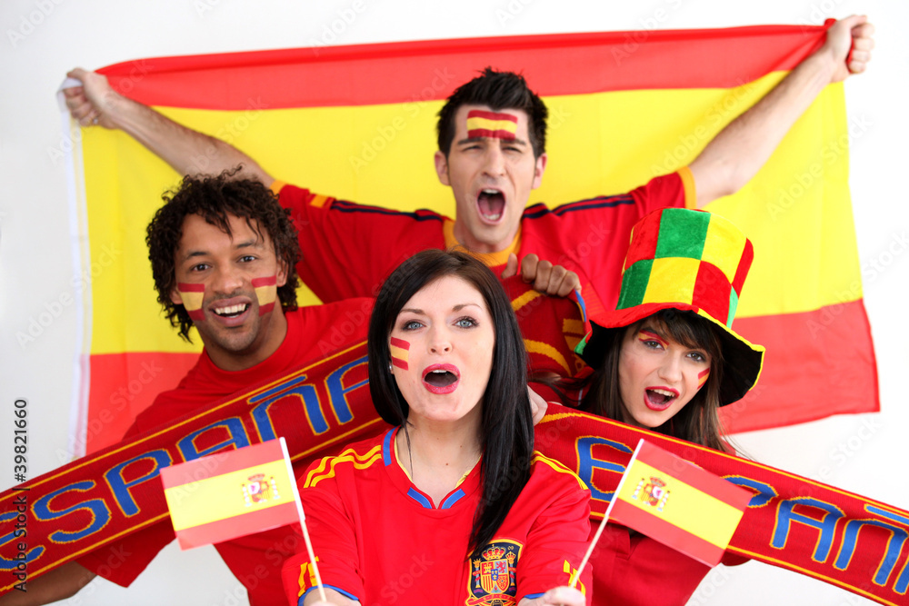 Poster Spanish football supporters – Wall Art | UkPosters