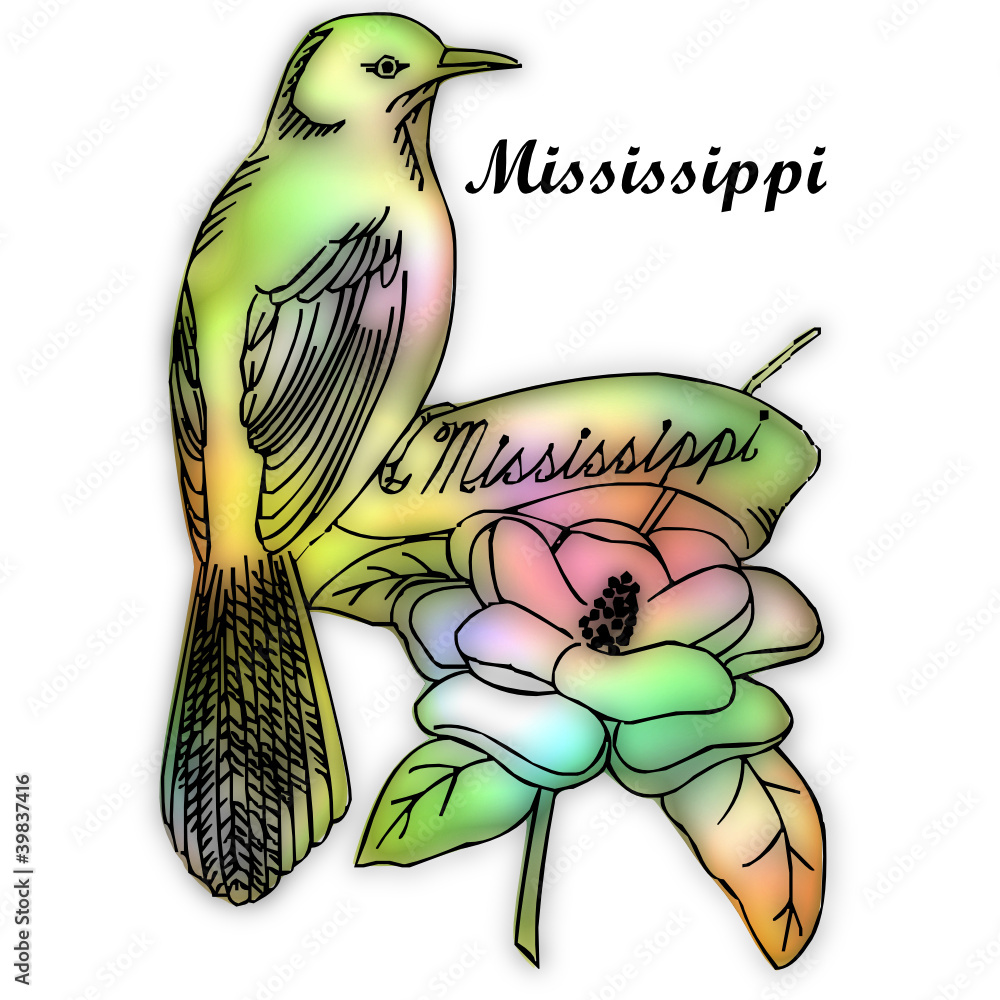 mississippi state bird Stock Vector | Adobe Stock