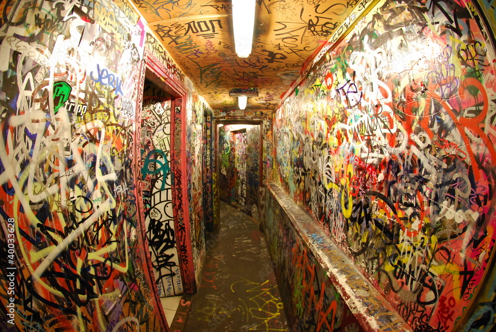 Graffiti Room Stock Photo | Adobe Stock