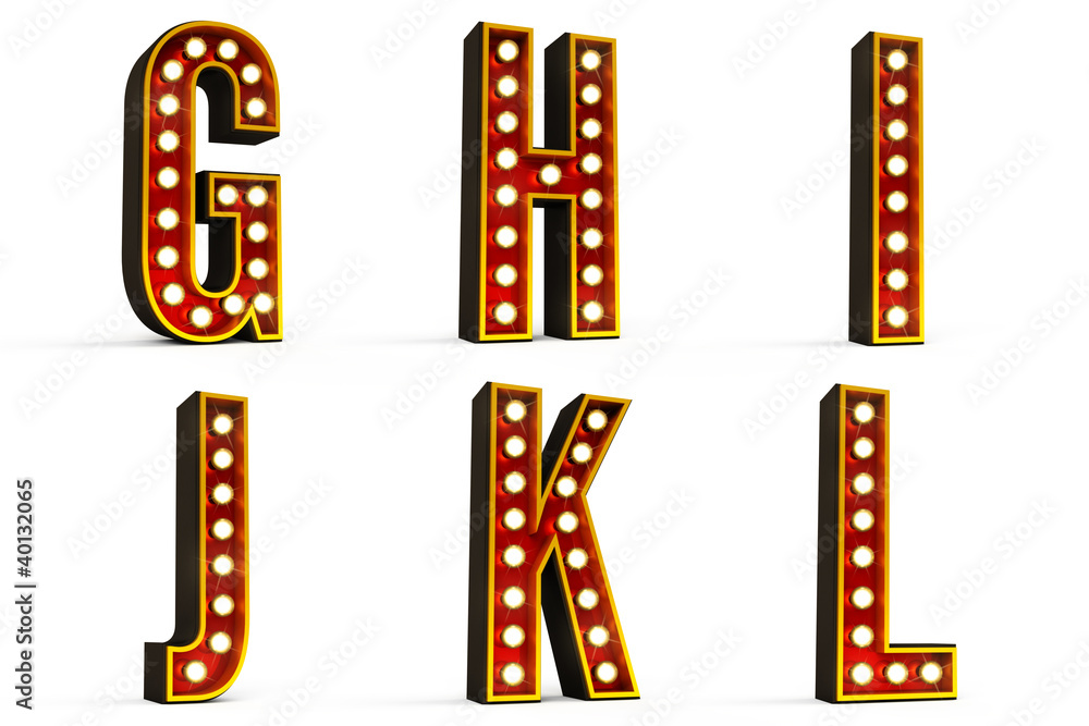 Alphabet Set - Part 2 - clipping path included for each letter Stock ...