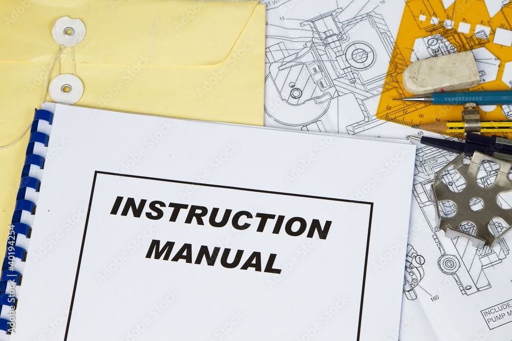 Instruction Manual Stock Photo | Adobe Stock