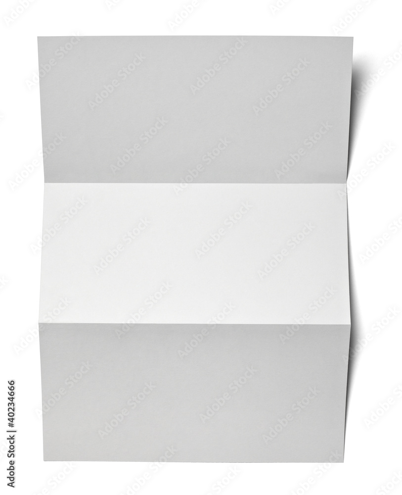 leaflet letter business card white blank paper template Stock Photo ...