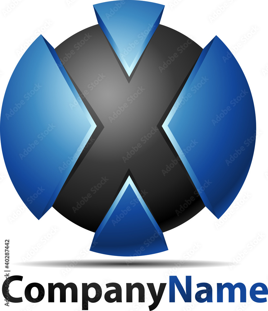 X logo Stock Vector | Adobe Stock