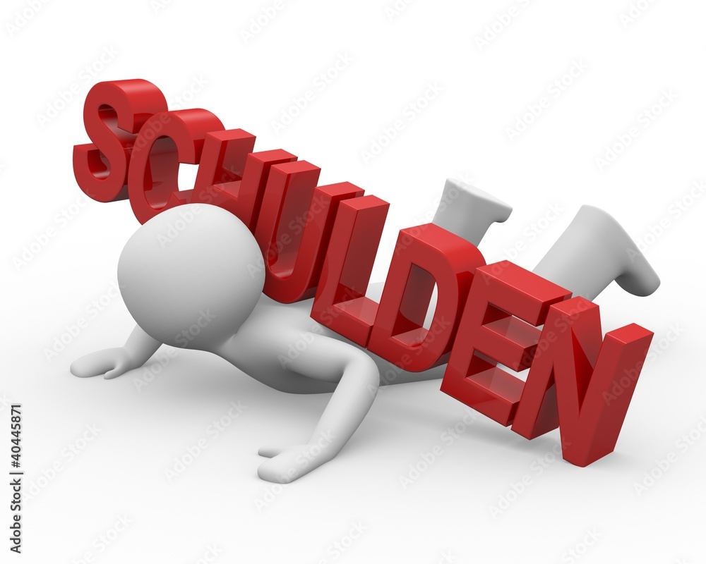 Schulden Stock-Illustration | Adobe Stock