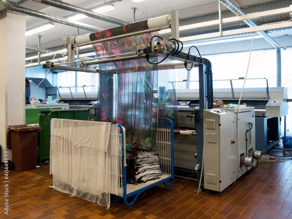 Digital textile printing Stock Photo | Adobe Stock