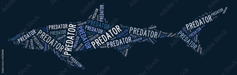 Shark text graphic and arrangement concept Stock Illustration | Adobe Stock