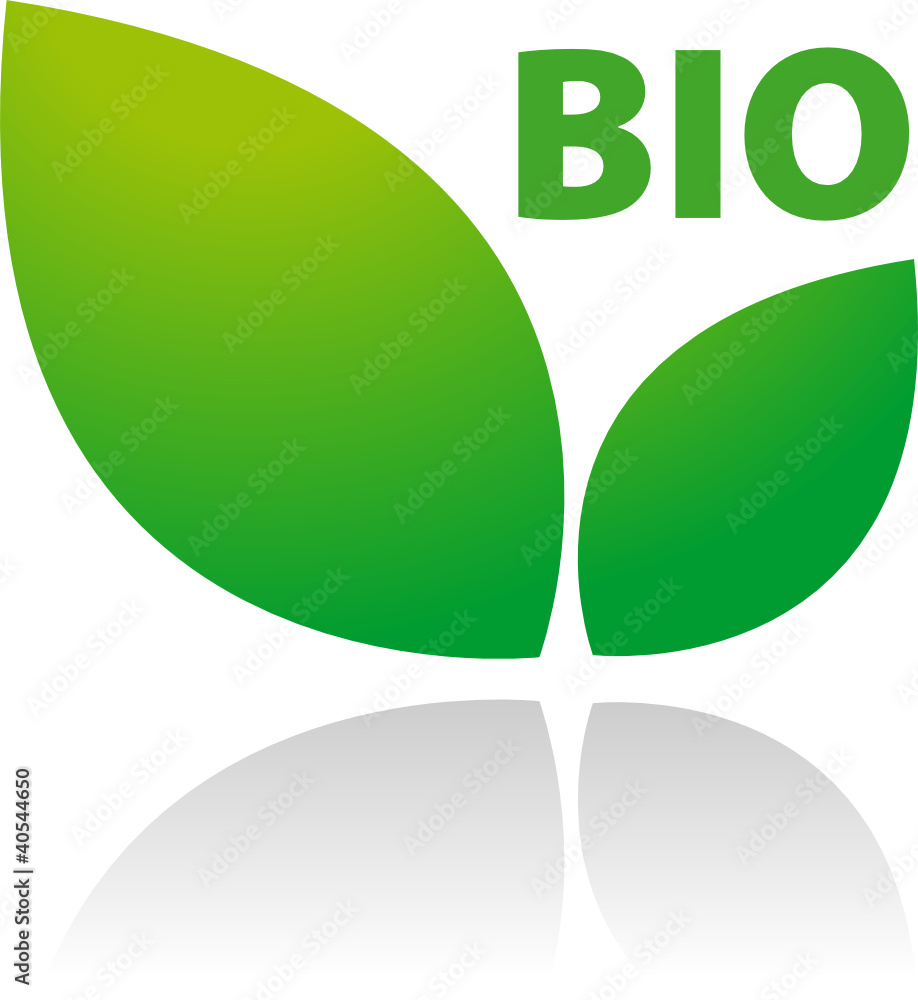 Bio Logo Grün Stock Vector | Adobe Stock