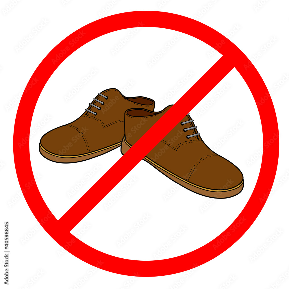 No Shoes Clipart
